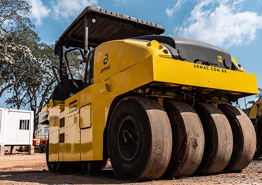 Rolos Compactadores para locação - Armac